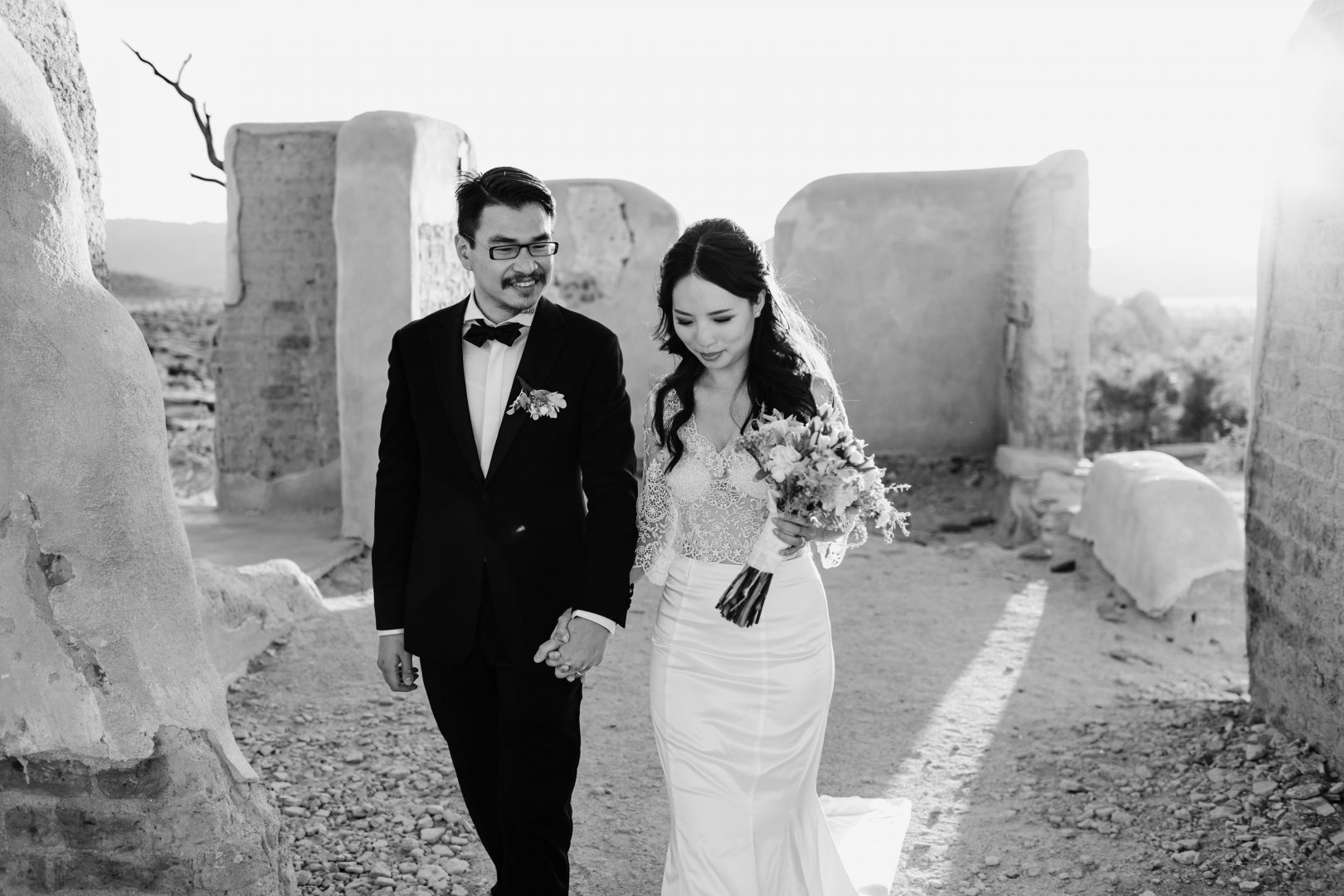 Erin and Wei’s Joshua Tree Elopement