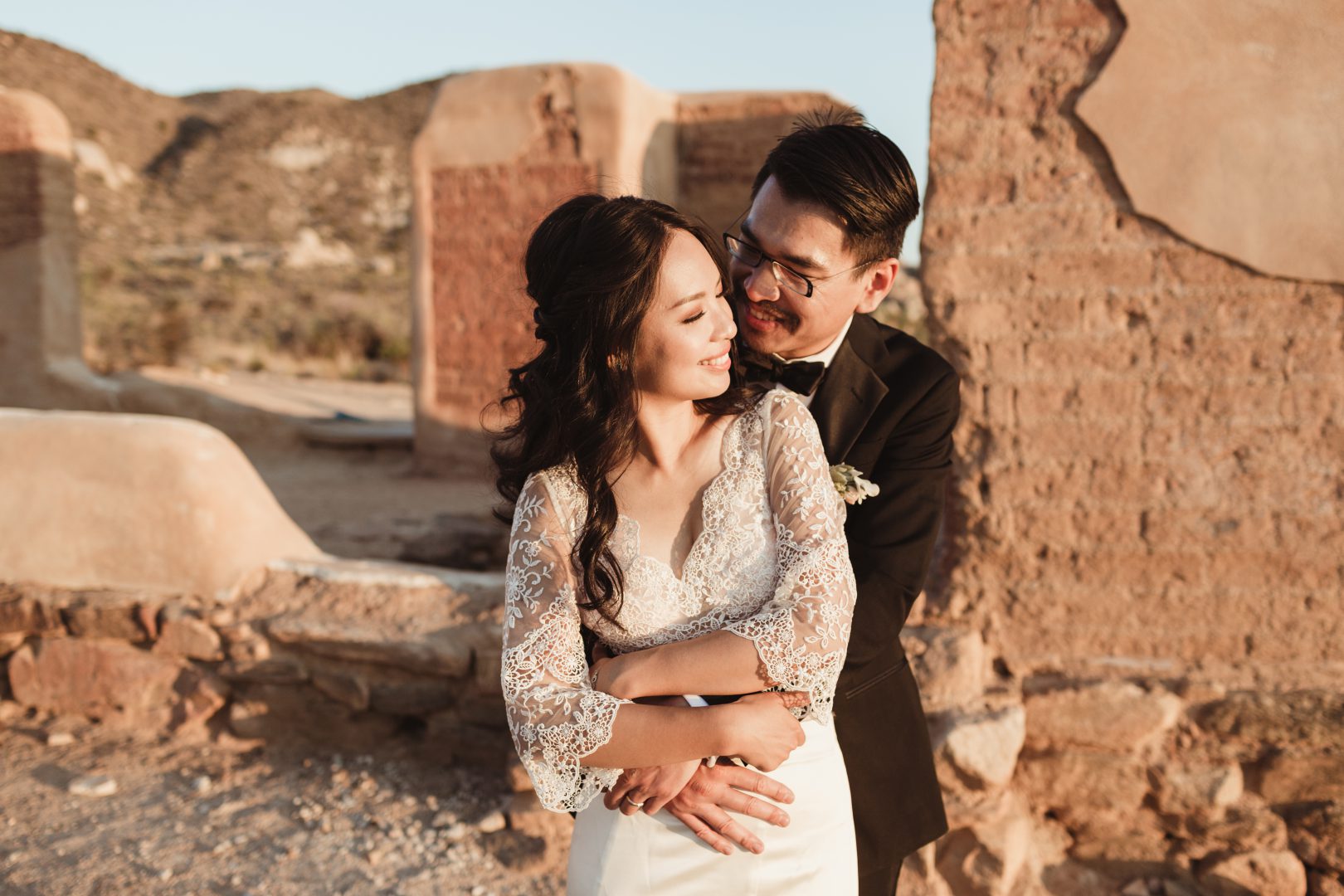 Erin and Wei’s Joshua Tree Elopement