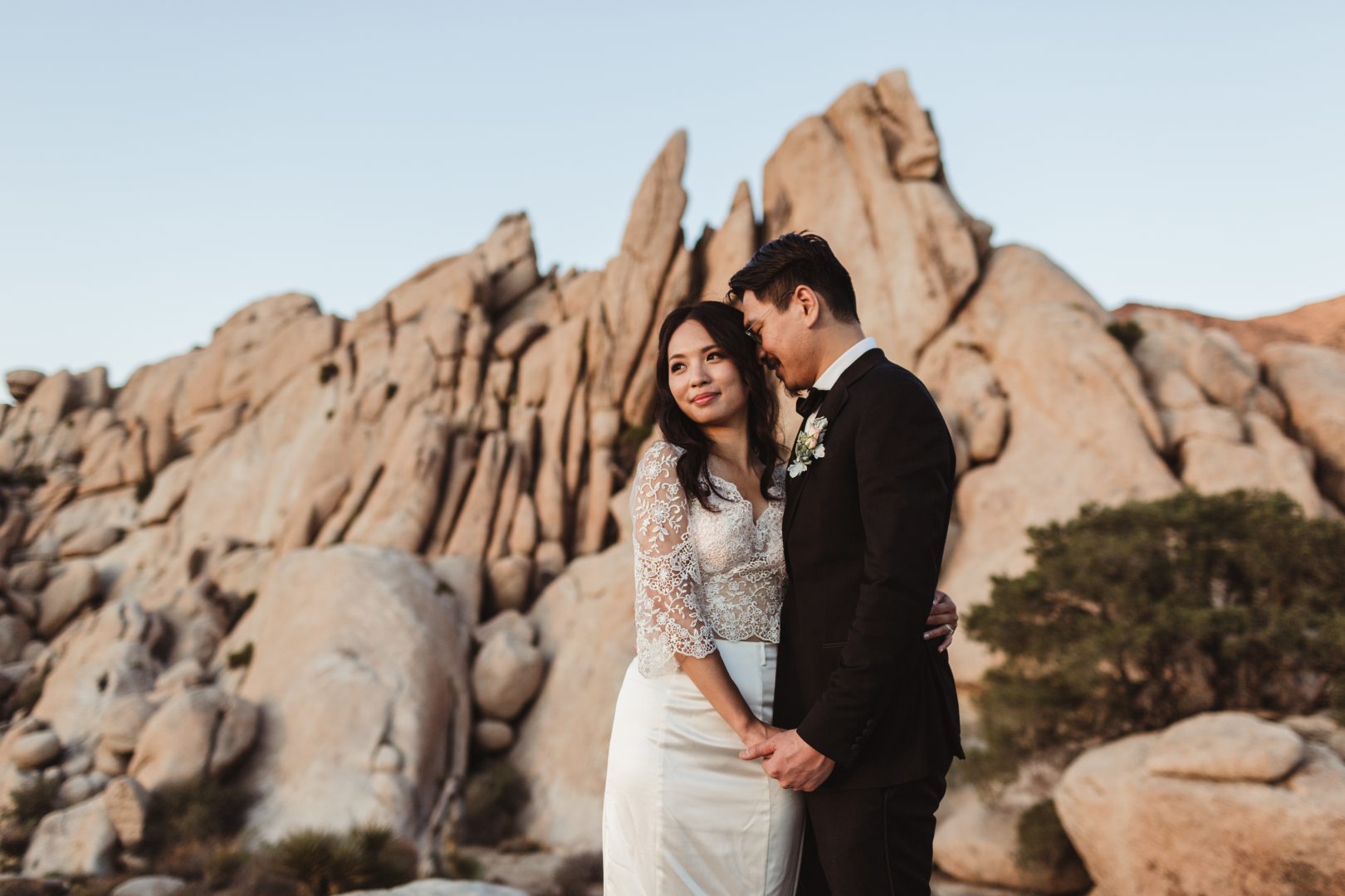 Erin and Wei’s Joshua Tree Elopement