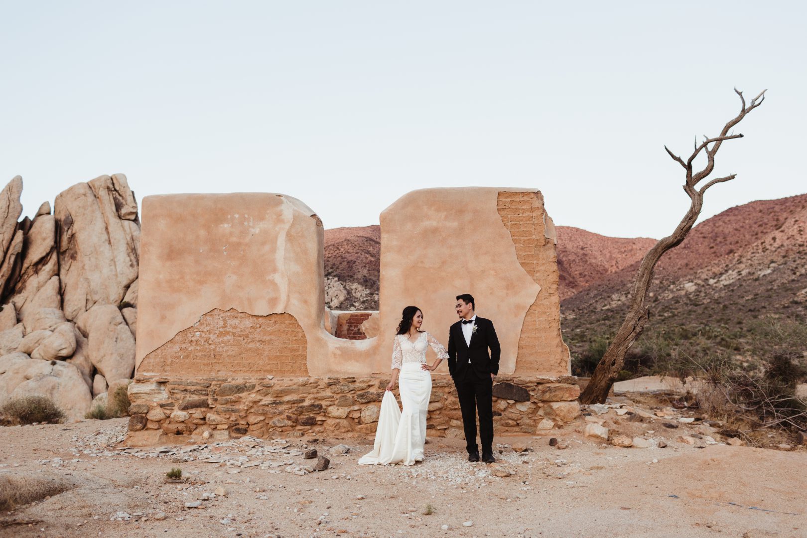 Erin and Wei’s Joshua Tree Elopement